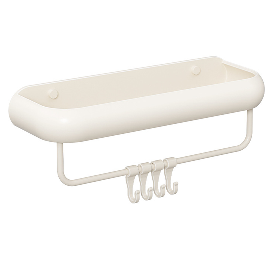 Screw Mounting Vanity Storage Bathroom Storage Rack No Drilling ...