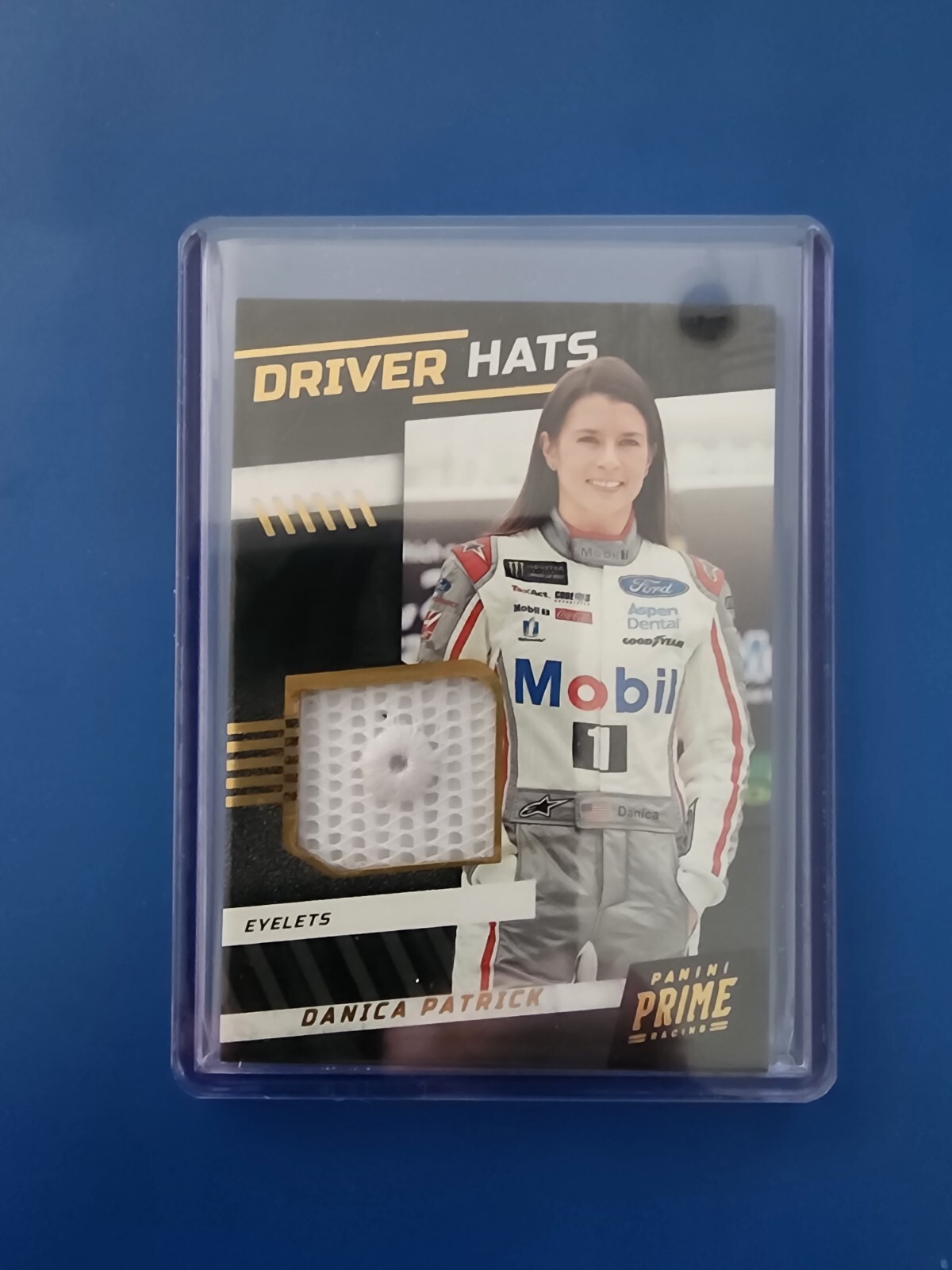 2023 PANINI PRIME NASCAR RACING DANICA PATRICK DRIVER HATS Eyelets /6 ...