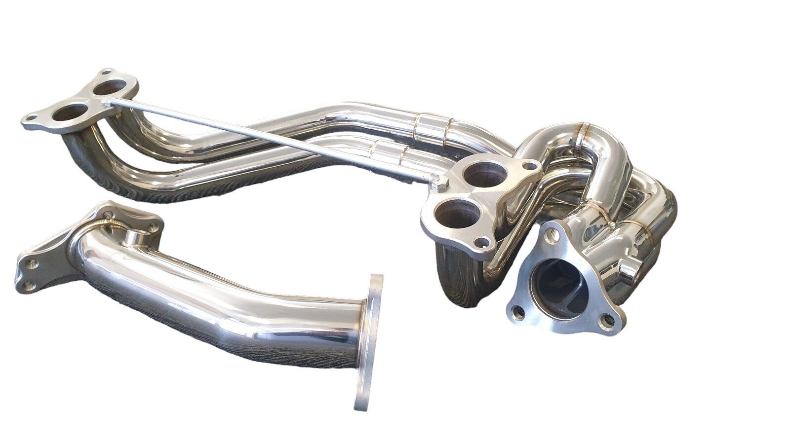 UNEQUAL LENGTH EXHAUST HEADERS FOR SUBARU EJ20 EJ25 WRX STI FORESTER ...