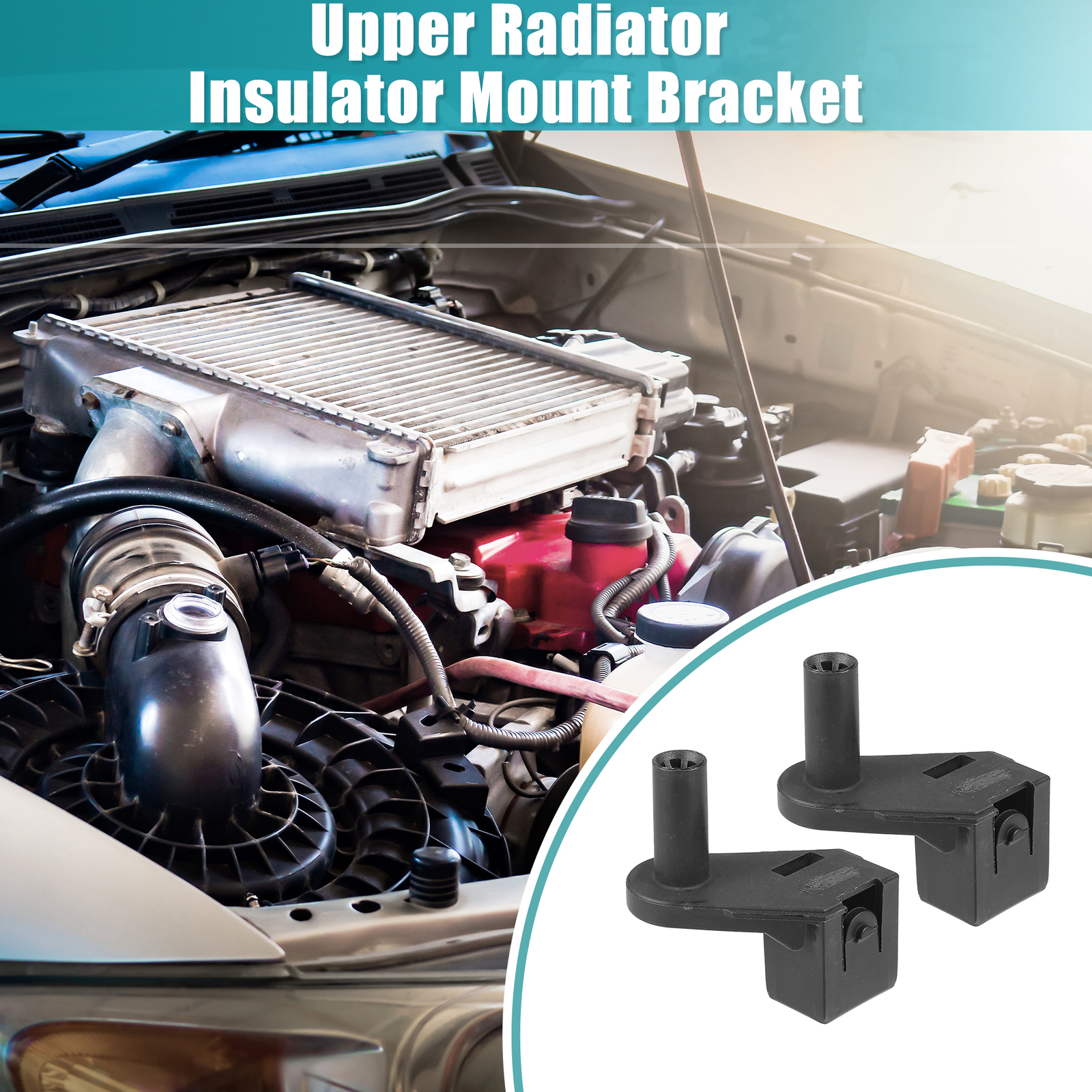 Pack of 2 for Ford Escape No.8V618A194AC Upper Radiator Support Bracket ...