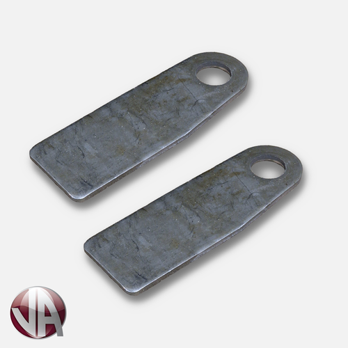 2 x Weld on Eye Plates for M12 Anti-loose Fastener Drop Lock Trailer ...