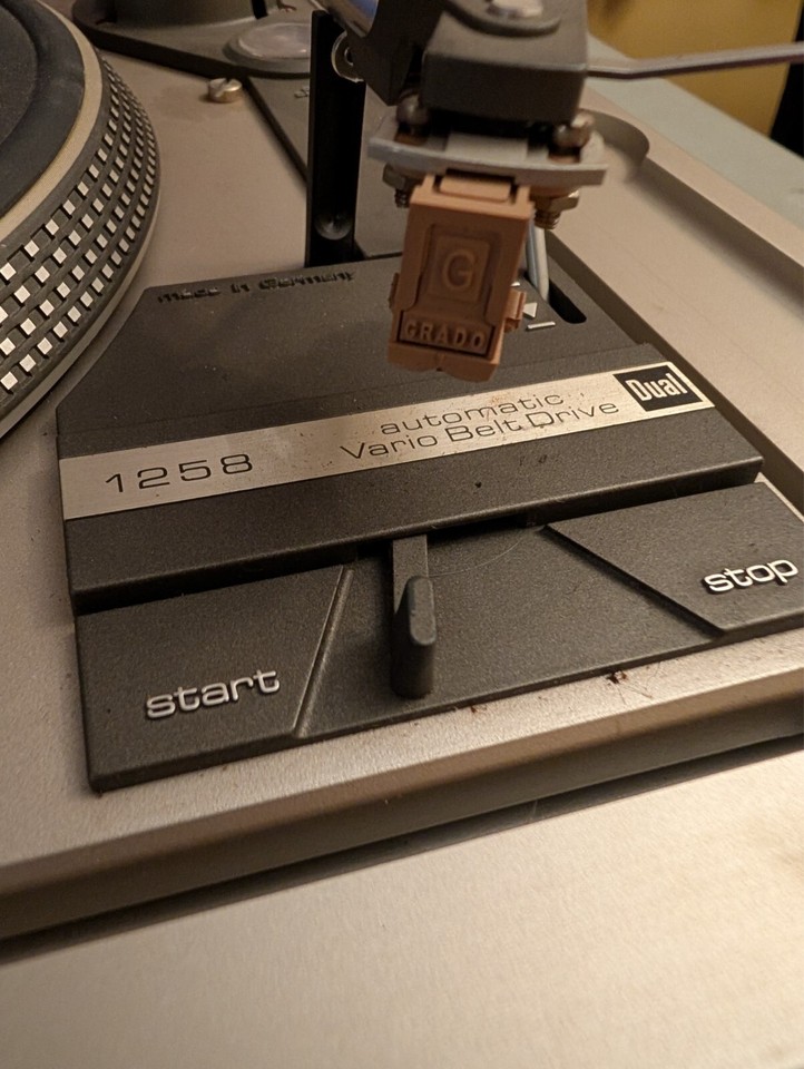 Dual 1258 Automatic Vario Drive Turntable with Grado Cartridge PLEASE ...