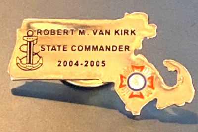 Robert M. Van Kirk State Commander 2004-2005 VFW Marine Massachusetts ...