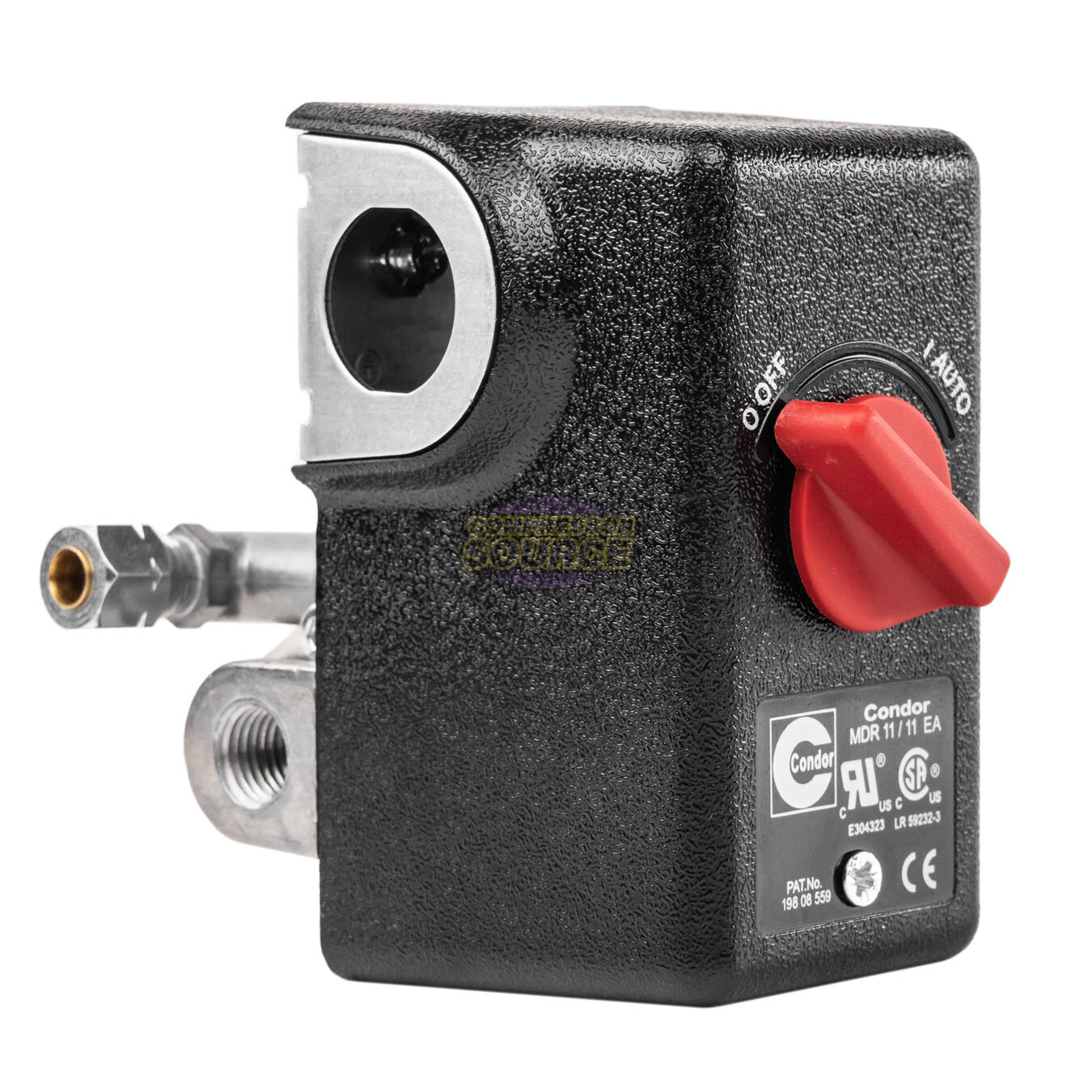 Condor 11GC2E Pressure Switch Control Valve 100-125PSI 4 Port 1/4" FNPT ...