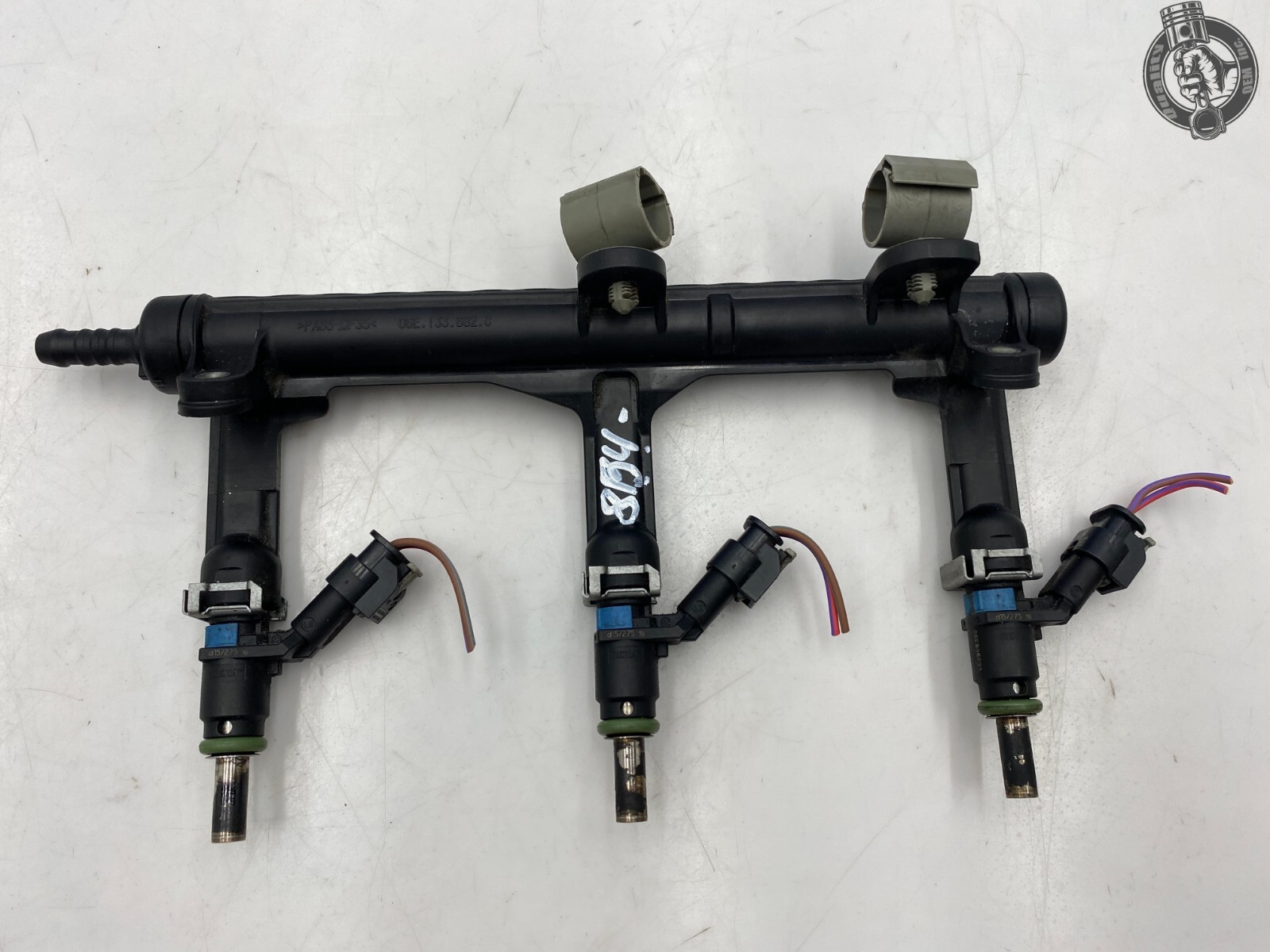 2016-2018 AUDI A6 A7 A8 Q7 3.0 RIGHT ENGINE FUEL RAIL DISTRIBUTOR ...