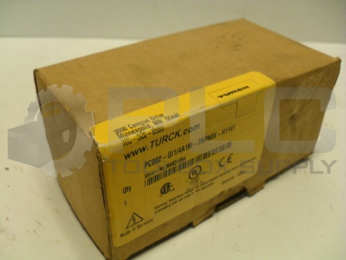 NEW TURCK PC002-GI1/4A1M-2APN8X-H1141 FLOW SENSOR AMPLIFIER, 24 VDC ...