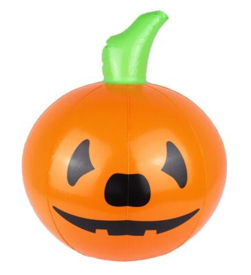 Inflatable Pumpkin 35cm Orange Halloween Scary Picking Decoration ...