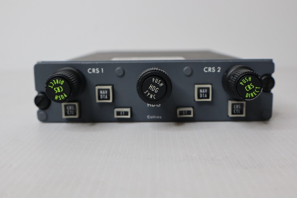 Collins CHP-85D Course Heading Panel 622-6898-002 Overhauled FAA 8130-3 ...