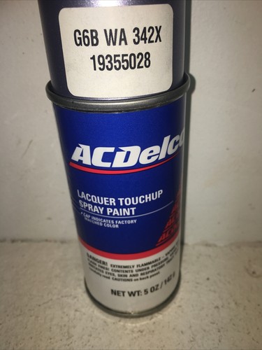 GM AC Delco Lacquer Touch Up Spray Paint 5oz G6BWA 342X | eBay