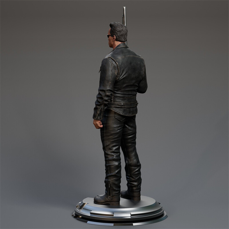 3D Printing Schwarzenegger Garage Kit Figure Model Kit Unpainted ...