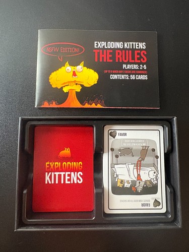 Exploding Kittens NSFW Edition Card Game - Complete, NEW-UNSEALED | eBay