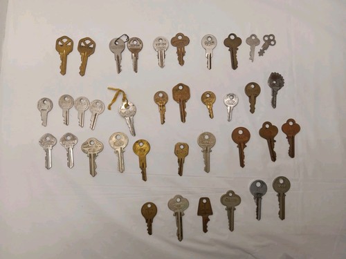 37 Vintage Antique Keys Assorted Brands JECO, ILCO, SLAYMAKER, ECT | eBay