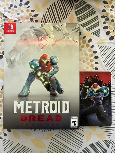 Metroid Dread Collectors Edition Used Tested Complete Box Wear | eBay