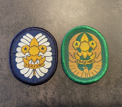 Boyscout Japan Rank Patch 1980s Kiku and Hayabusa Award | eBay