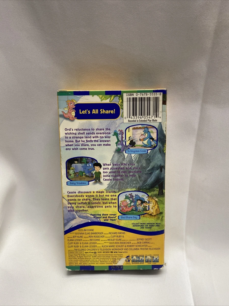 Dragon Tales Lets Play Together Vhs