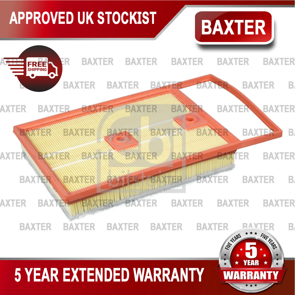 Fits Skoda Fabia Rapid VW Polo 1.4 TDi Baxter Air Filter 6C0129620D ...
