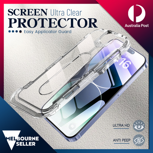 Ultra Clear Anti Spy One Touch Screen Protector for iPhone 15 14 13 Pro ...