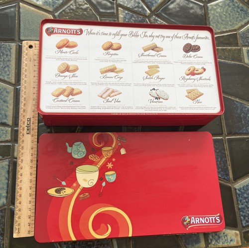 ARNOTTS BISCUIT TIN Arnotts Assorted Favourites Empty Collectable ...