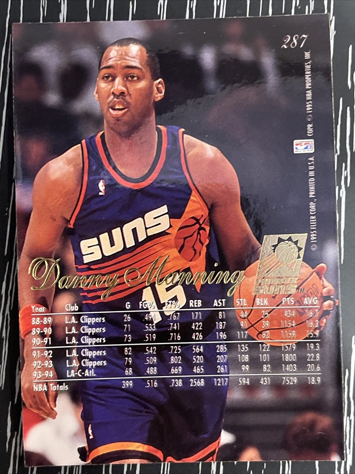 1994-95 Flair Phoenix Suns Basketball Card #287 Danny Manning | eBay