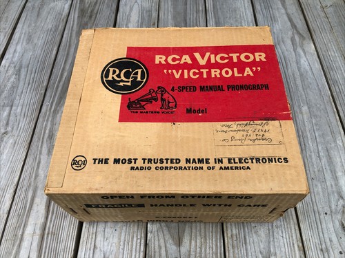 Vintage RCA Victor Victrola Box Only, Model 3VB12 | eBay