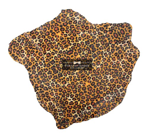 Premium Craft Leopard Print Real Leather Napa Garment Quality Skin 6 to ...