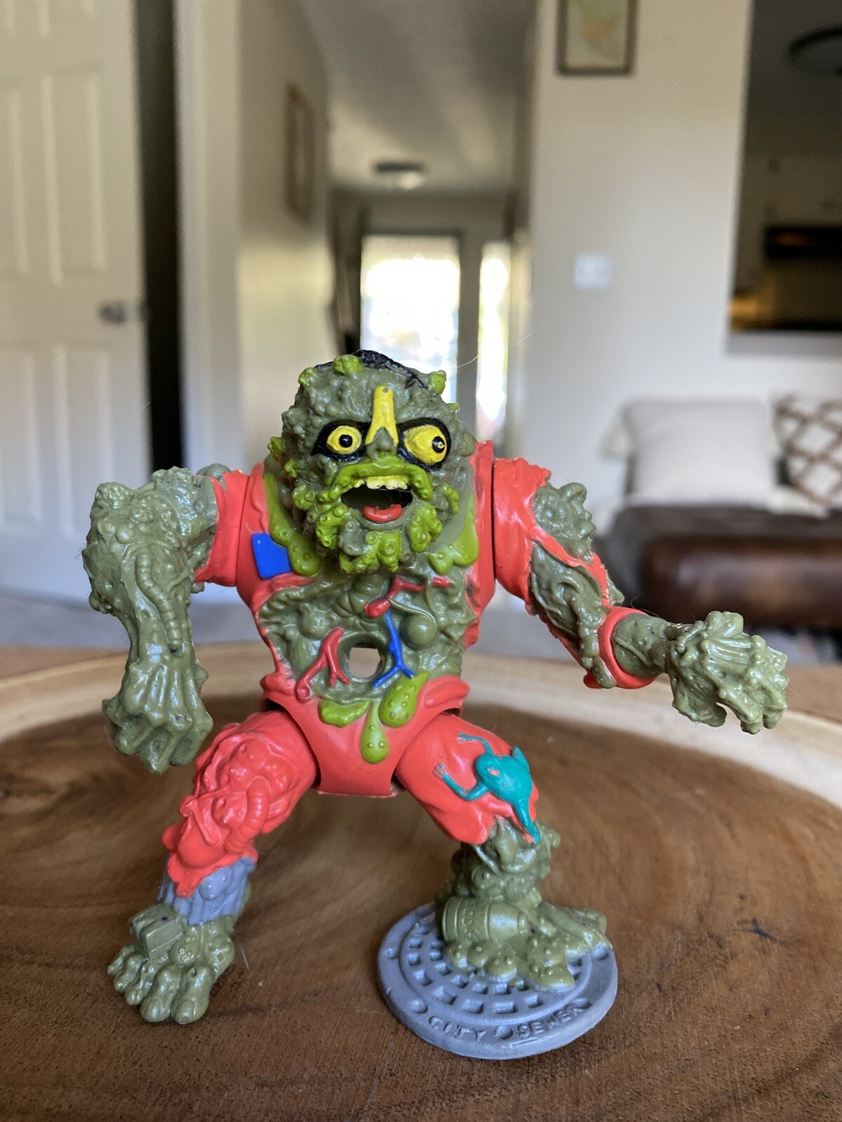 Vintage 1990 Ninja Turtles TMNT Muckman Figure Toy Bucket Rare Boy | eBay