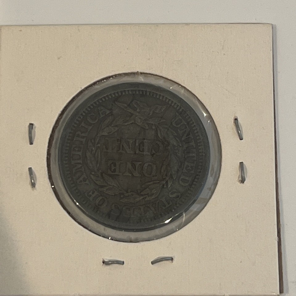 1844 One Cent Braided Hair Large | eBay