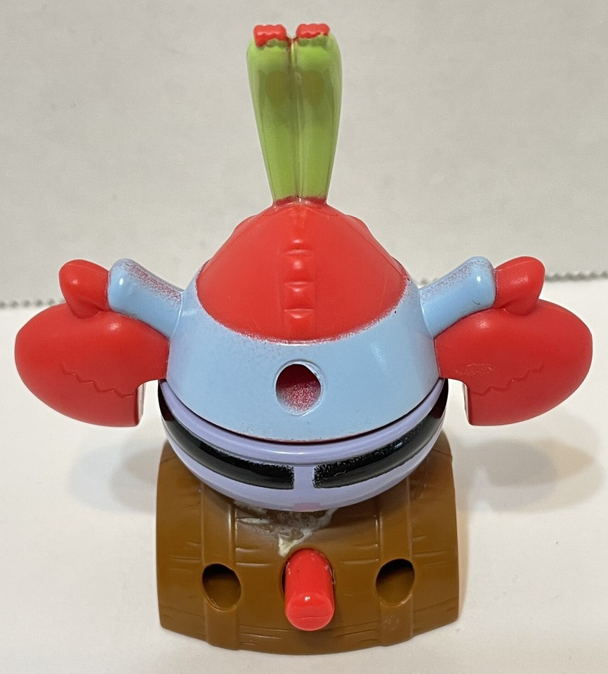 Rare Viacom SpongeBob Squarepants Mr Krab Action Figure Spring Action ...