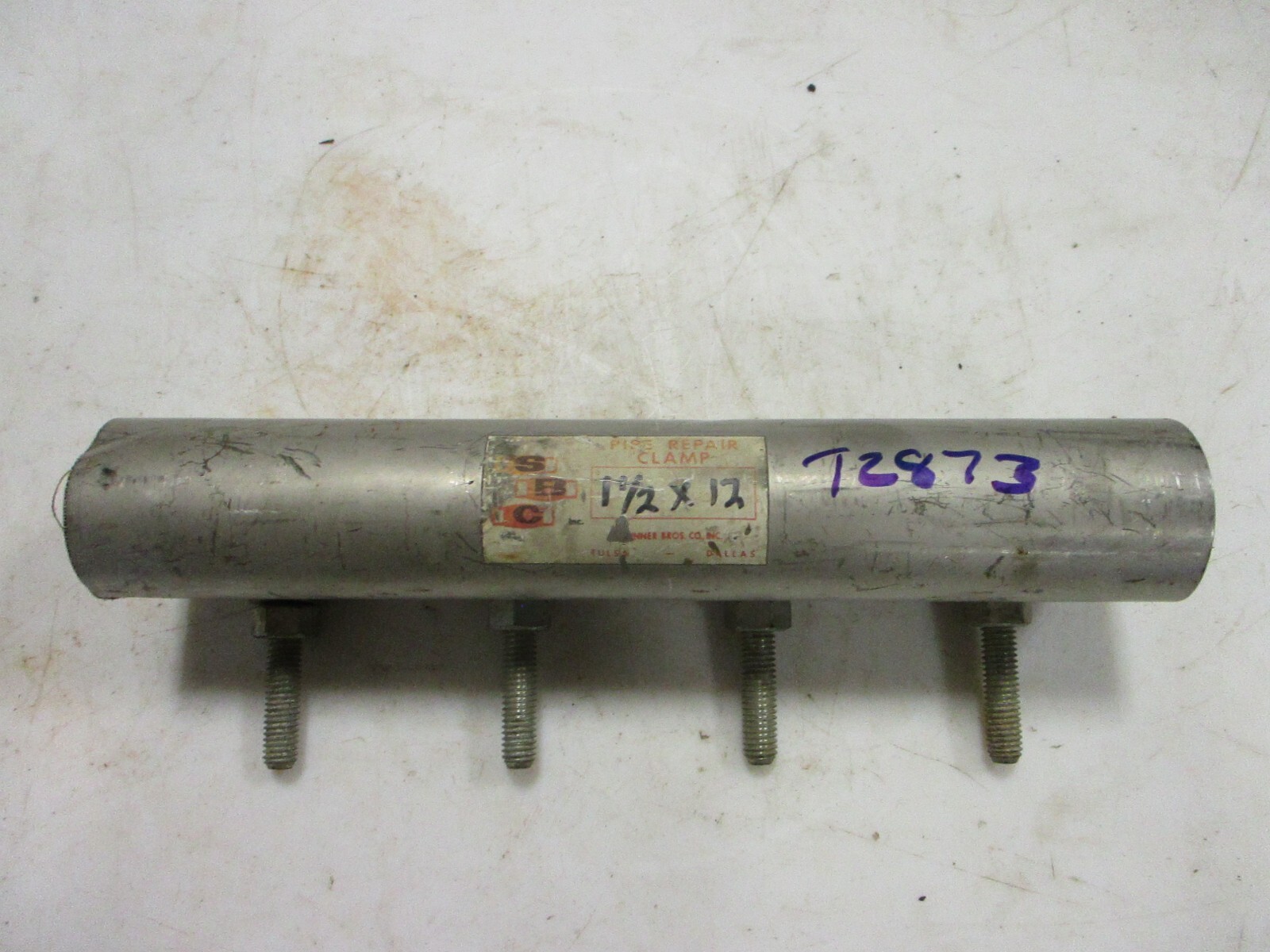 SKINNER / SBC Model 91 Pipe Repair Clamp 1-1/2" (1.90 OD) x 12" Long | eBay