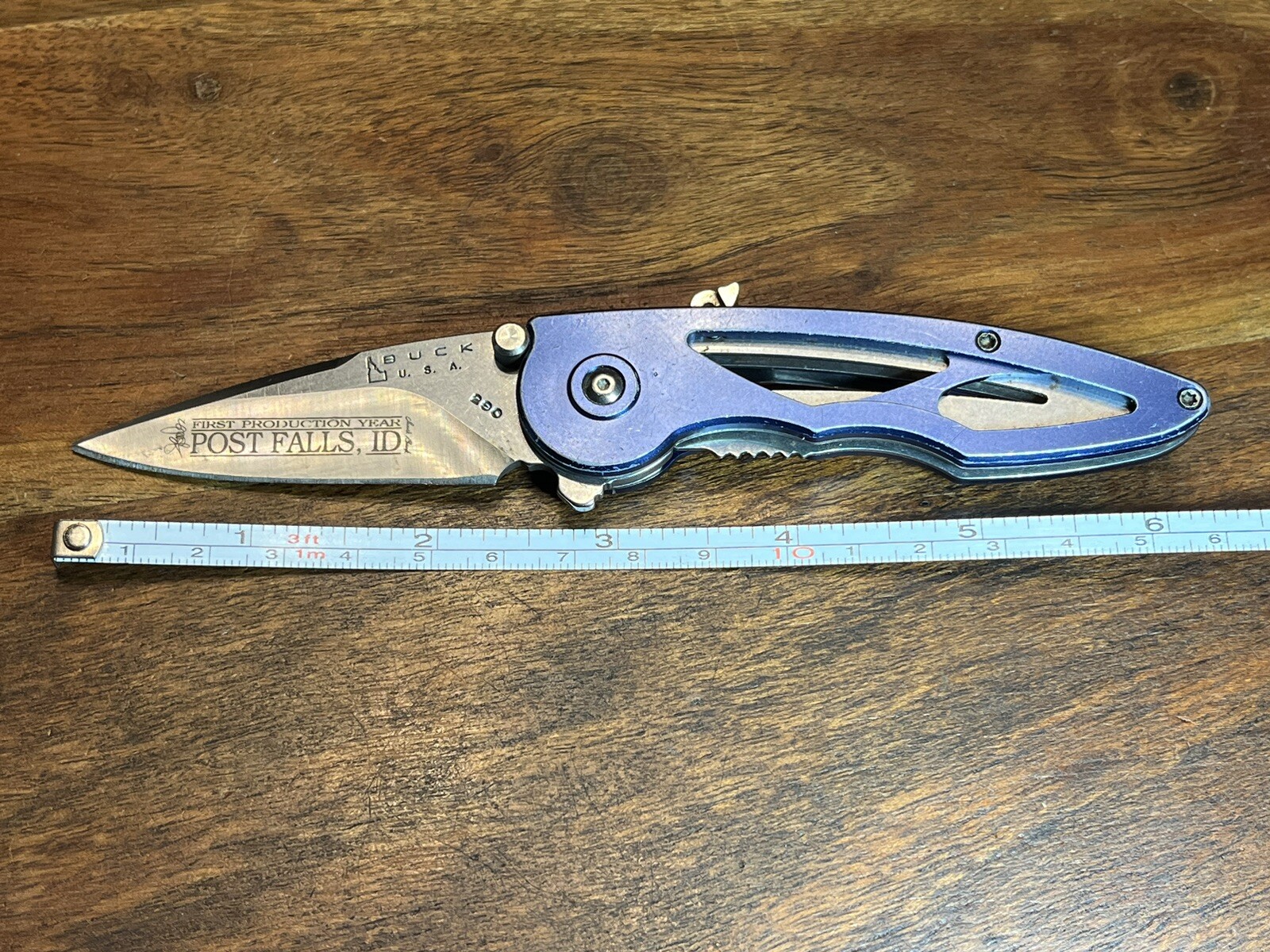 Buck 290-FSP1-0 Rush Knife First Production Year Chuck Buck Signature ...