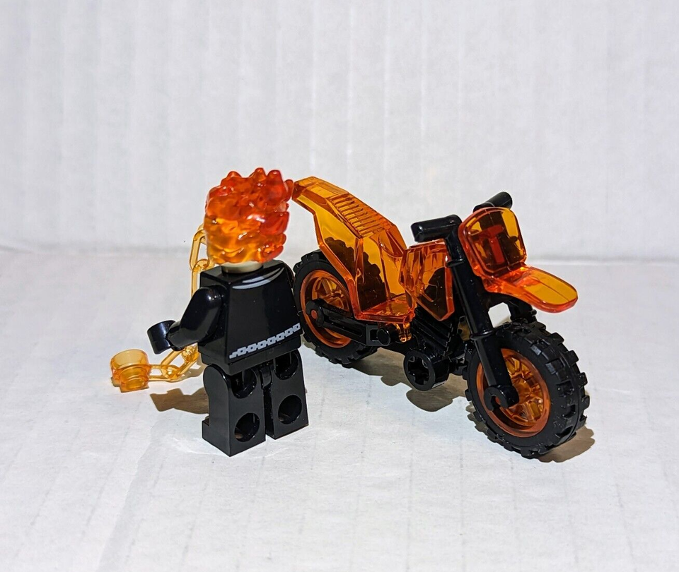 Ghost Rider Minifigure Johnny Blaze Mini Figure Marvel Comic (Read ...