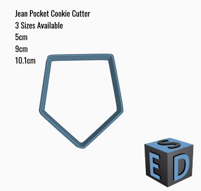 Jeans Pocket Cookie Cutter Biscuit Dough Fondant Pastry Trousers Cake ...