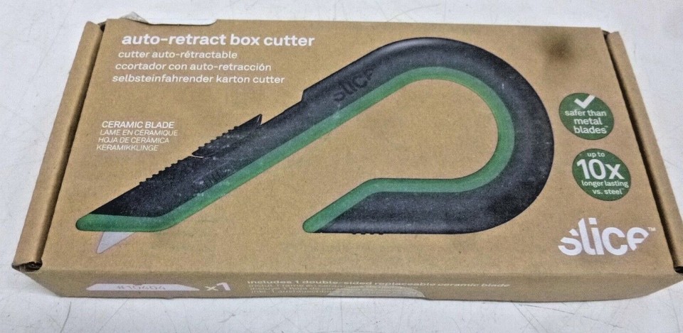 NEW Slice 10503 Auto Retractable Box Cutter with Ceramic Blade | eBay