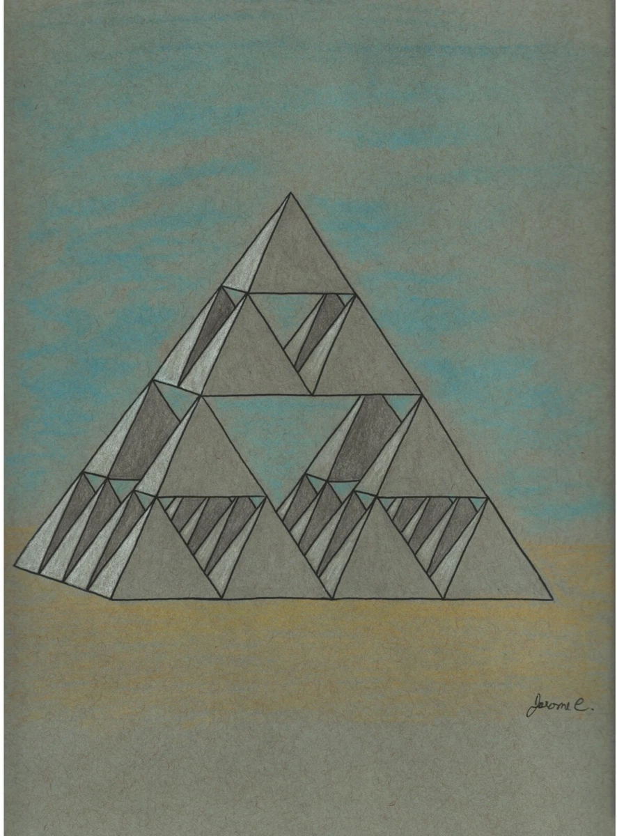 3d Pyramid Drawing