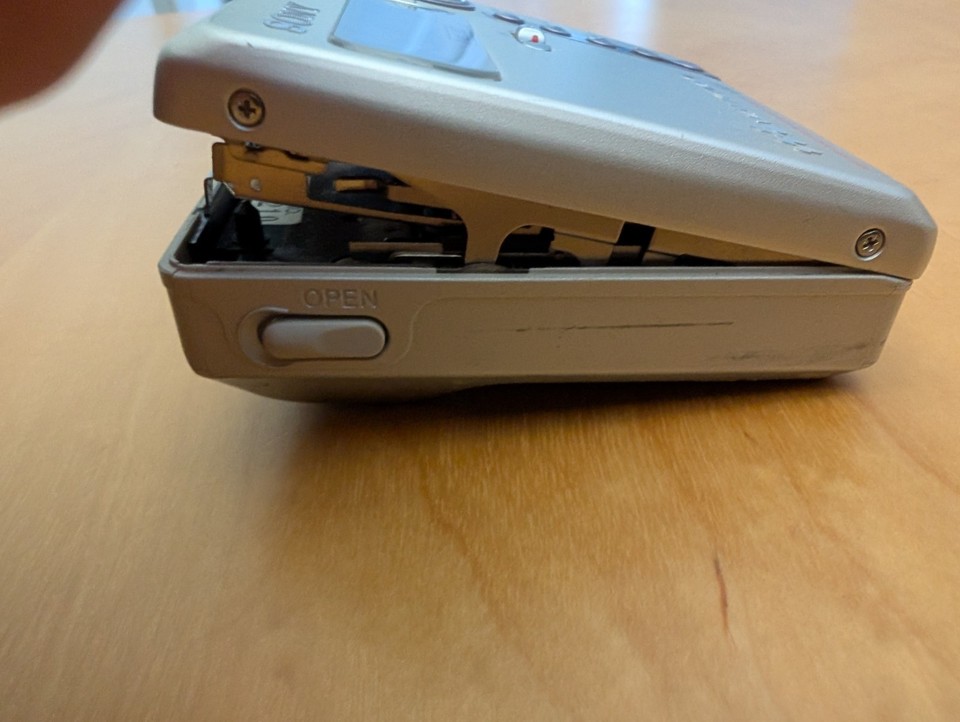 Sony MiniDisc Walkman MZ-N707 Portable Recorder NET MD Type-R Gray ...