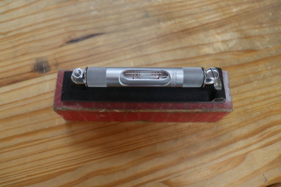 Starrett No. 98-6 machinist level - 6" - Made in U.S.A. MINT CONDITION ...