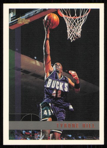 1997-98 Topps #205 Tyrone Hill Milwaukee Bucks Card | eBay