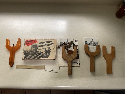 Vintage slingshot Collection And Original Box | eBay