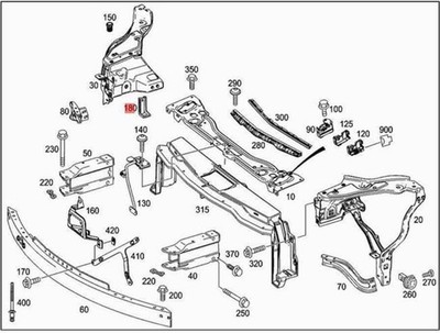Genuine MERCEDES C218 X218 CLS C218 Shooting Brake X218 Support ...