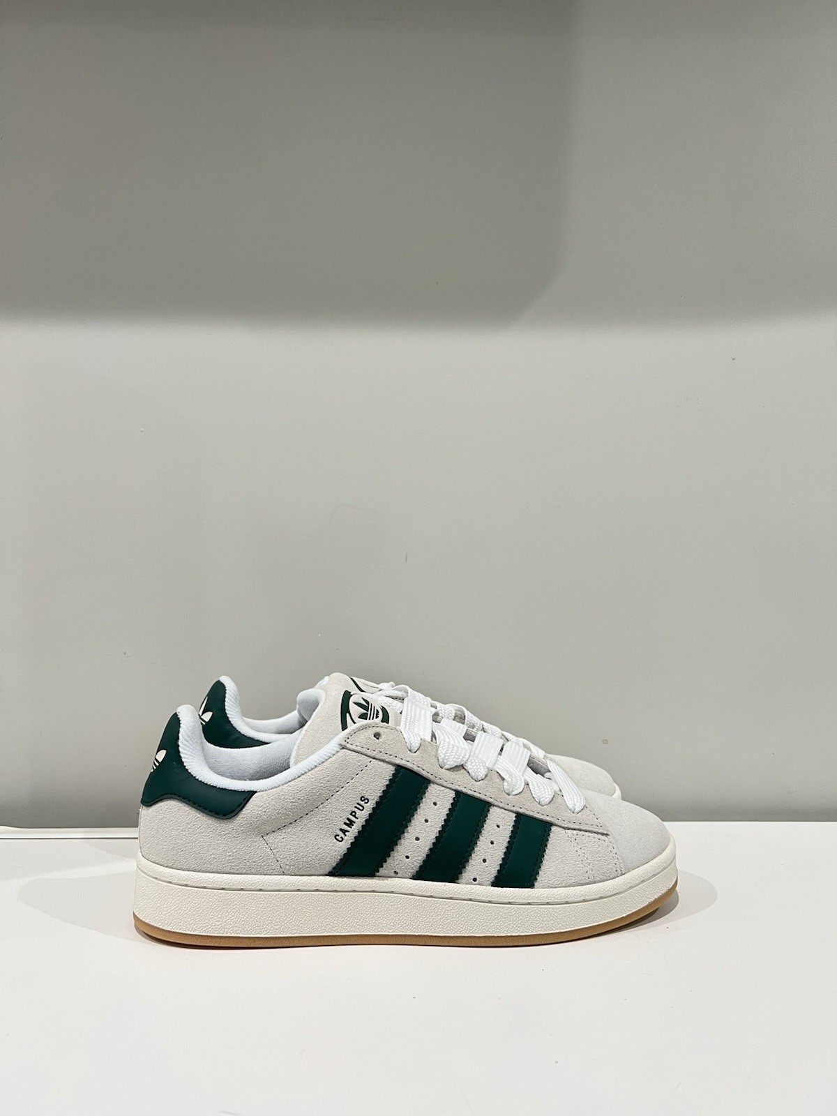Size 9.5 - adidas Campus 00s Crystal White Collegiate Green W for sale ...