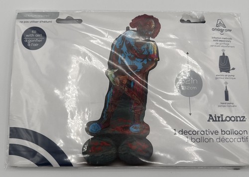 AirLoonz Chainsaw Killer Clown 52" Balloon By Anagram Party Supplies J1 ...