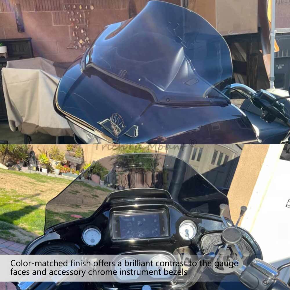 Vivid Black Fairing Air Duct Fit For Harley Touring Road Glide FLTRX ...