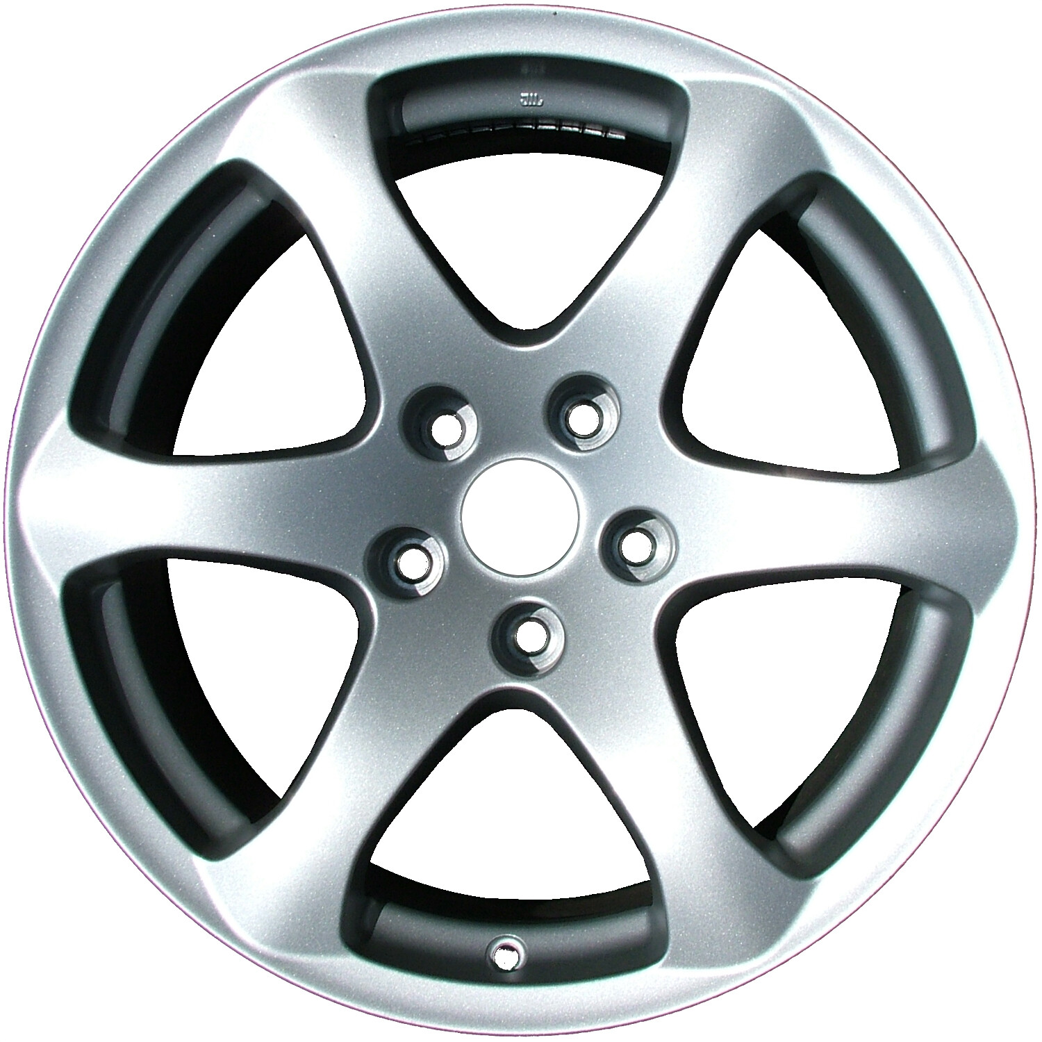 17x8 6 Spoke Refurbished Rear Aluminum Wheel Painted Silver 560-73671 ...