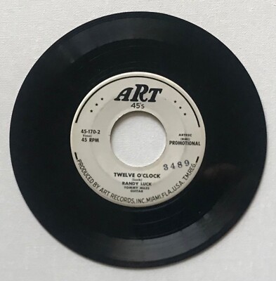 Randy Luck - I Was A Teen-Age Cave Man / Twelve O'Clock - 1958 - RARE ...