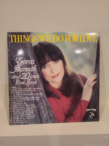 EMMA HANNAH Things We Do For Love LP SirH70 | eBay Australia