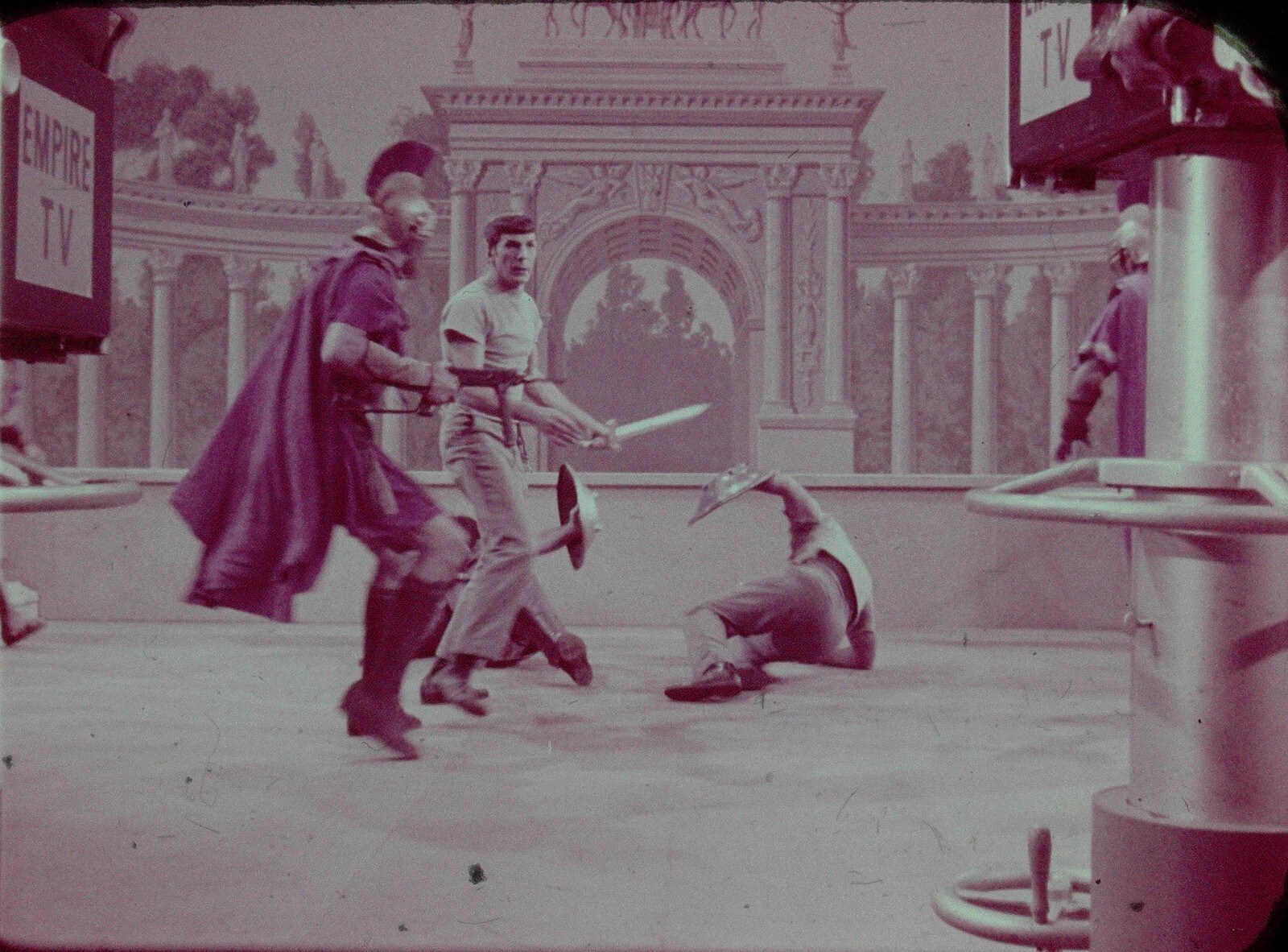 Star Trek TOS 35mm Film Clip Bread and Circuses SPOCK Fighting in Arena ...
