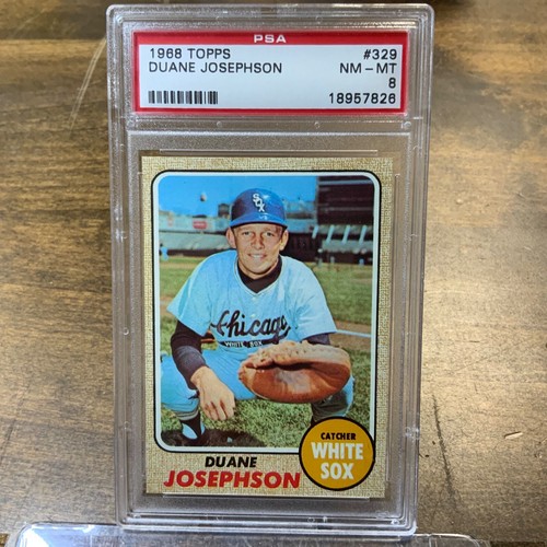 1968 Topps Duane Josephson #329 *White Sox* PSA 8 NM-MT | eBay