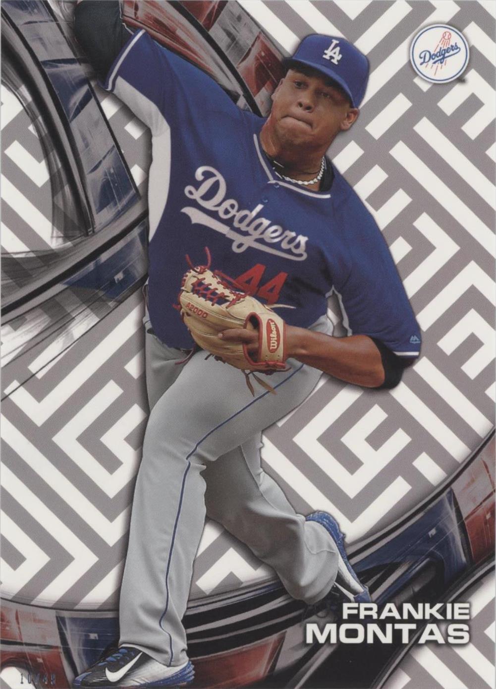 2016 Topps High Tek - Frankie Montas #HT-FM Pattern 1 Spiral Vortex ...