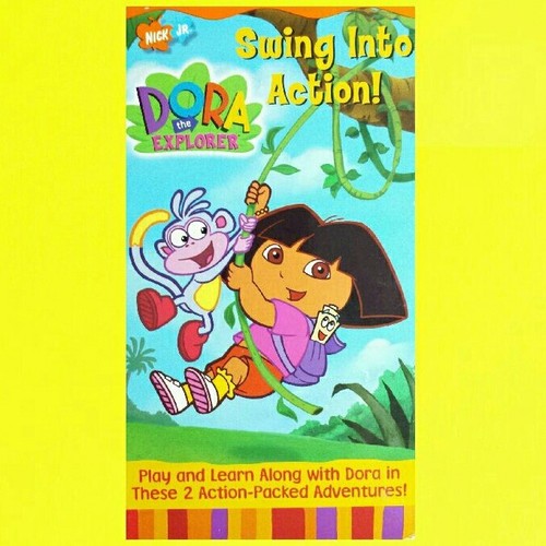 WATCH 📺 DORA THE EXPLORER Swing Into Action Sticky Tape Nick Jr. 2001 VHS 97368744332| eBay