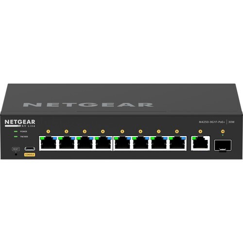 Netgear AV Line M4250 GSM4210PD 8-Port Gigabit PoE+ Compliant Managed ...